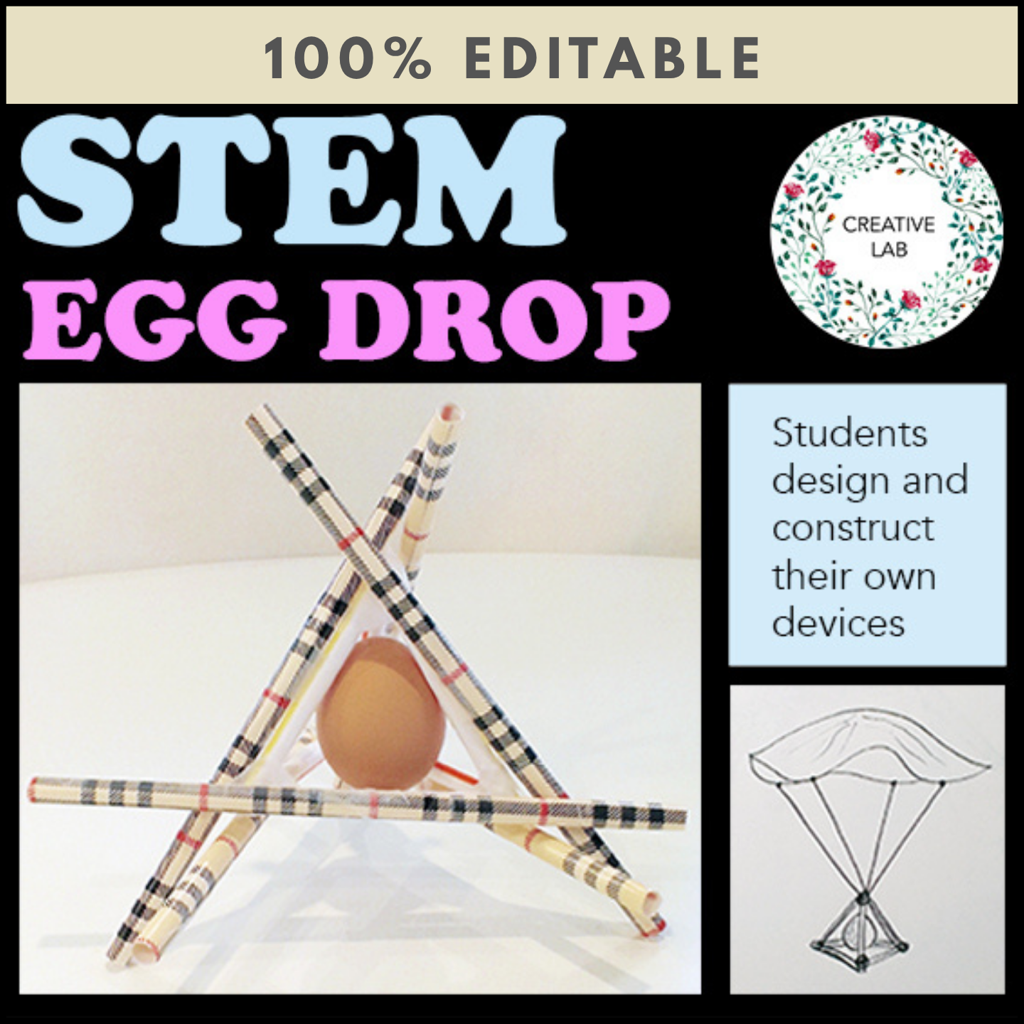 Egg Drop Contest - 100% Editable – Creative Lab