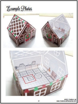 Multiplication Math - Build a Gingerbread House - Christmas Math Area ...