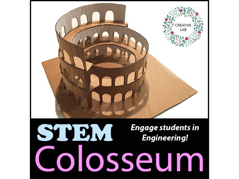 Roman Colosseum 3D Model - STEM // Printable Teaching Resource // Engi ...
