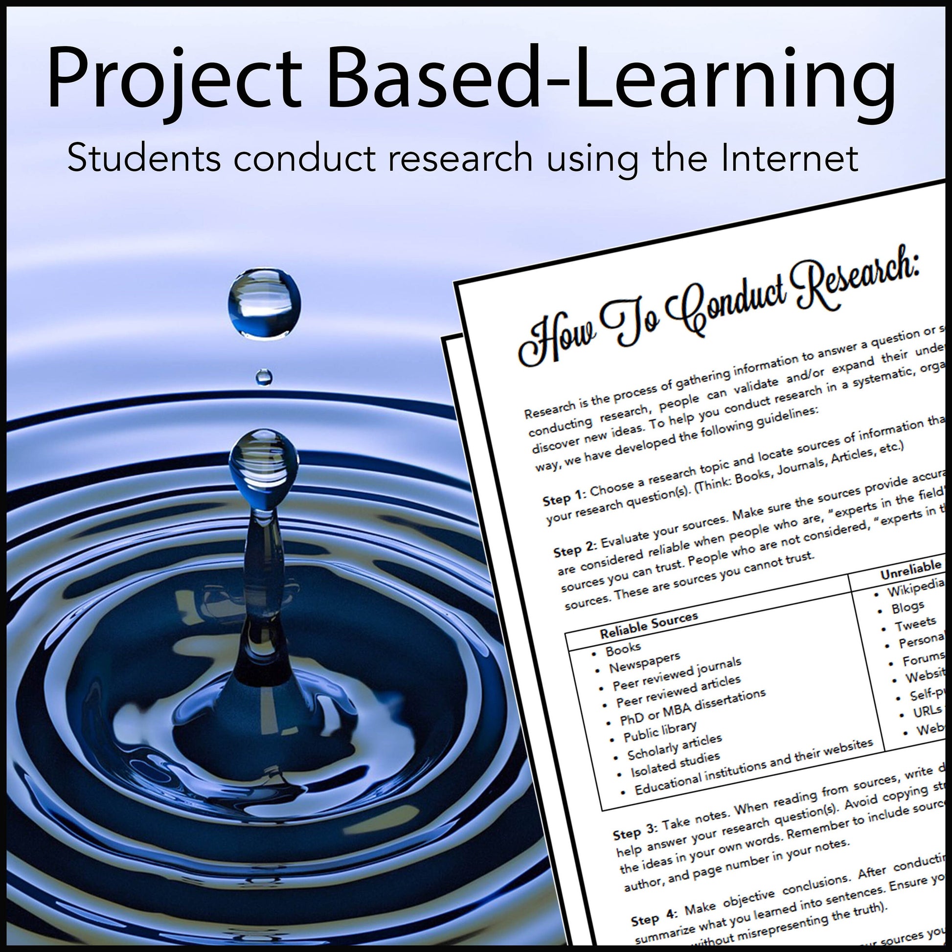 Forces Research Project - 100% Editable PBL Project Based Learning ...